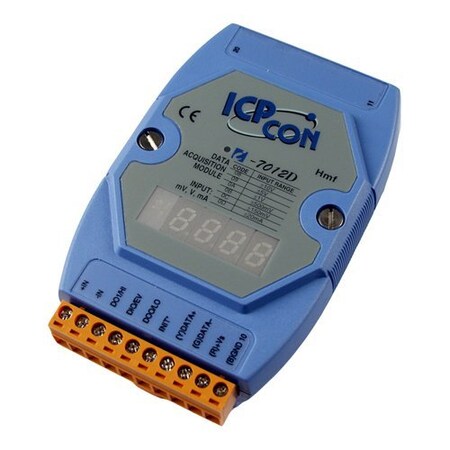 Icp Das Analog Input module with Display I-7012D | Zoro